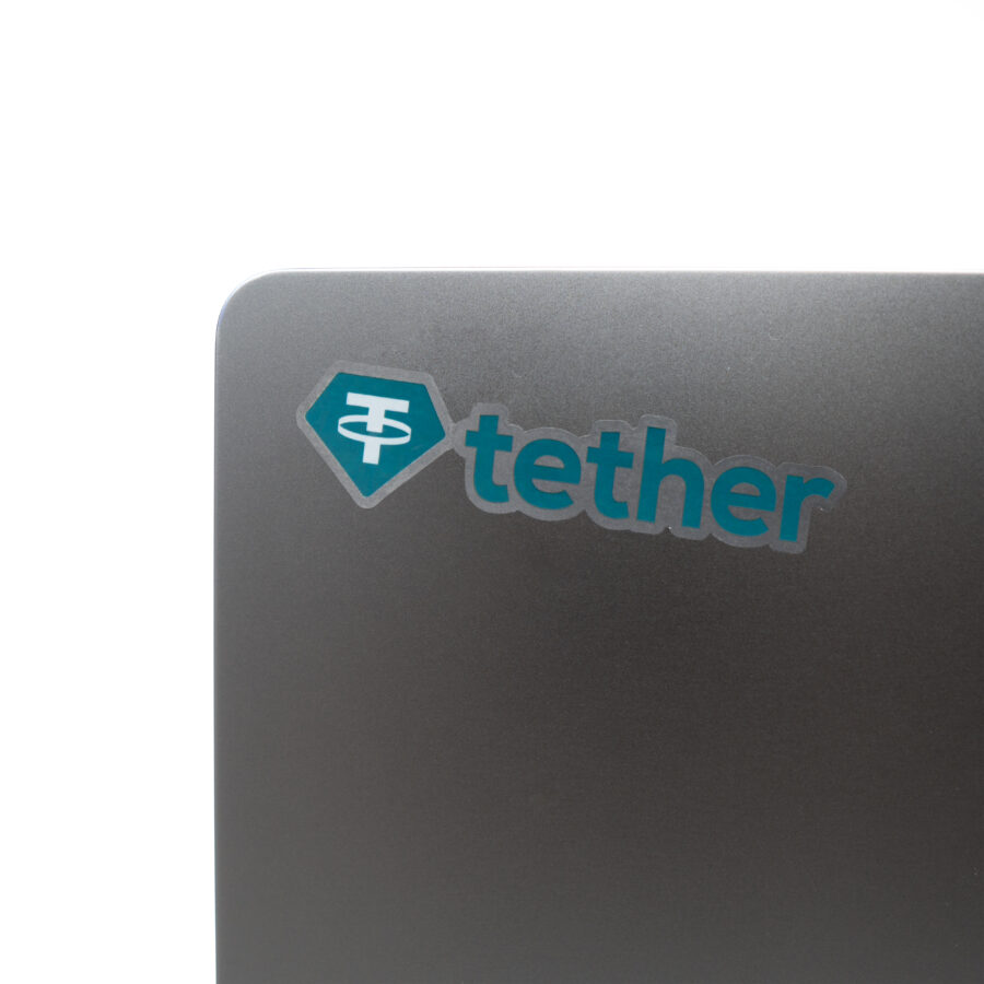 Tether Logo Sticker - CYPHERPUNK